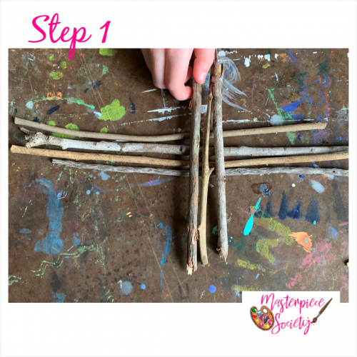 Nature-Inspired Easter Cross Craft for Kids - Masterpiece Society